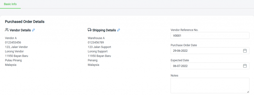 How To Create Purchase Order – SiteGiant Support Centre