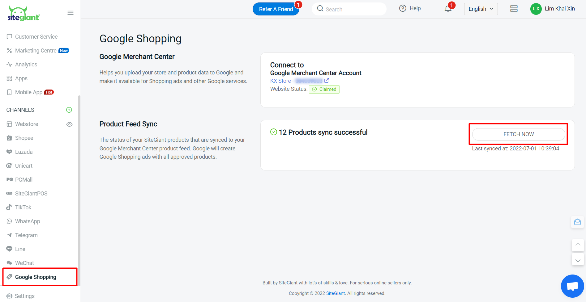 How To Sell On Google Shopping – SiteGiant Support Centre