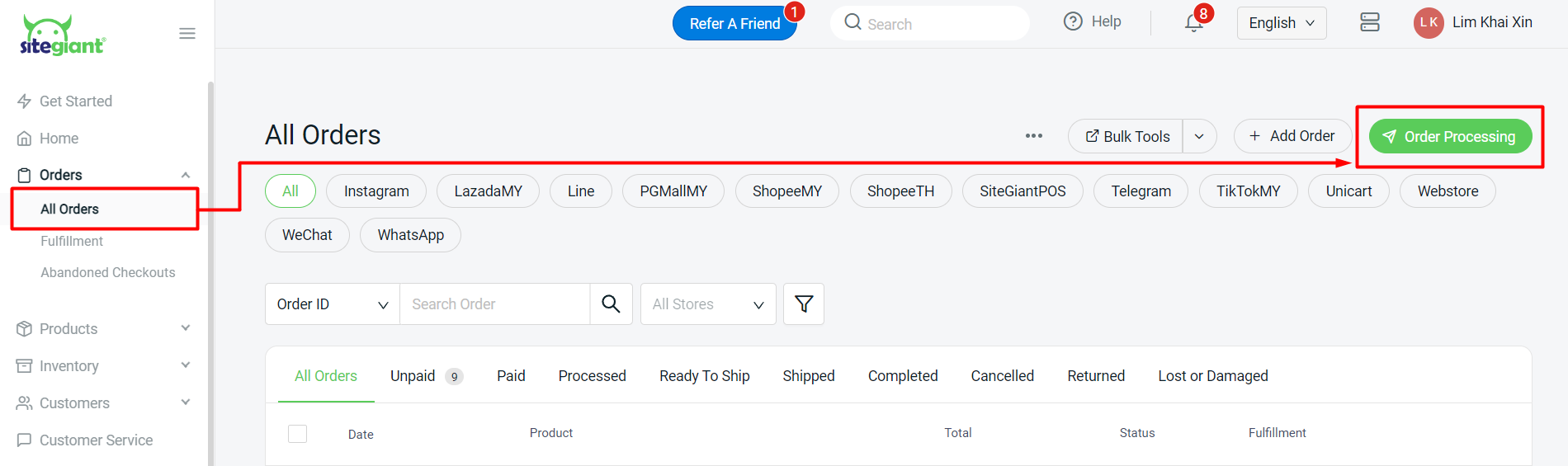 How To Configure Shopee And Lazada Shipping Label Settings – SiteGiant ...