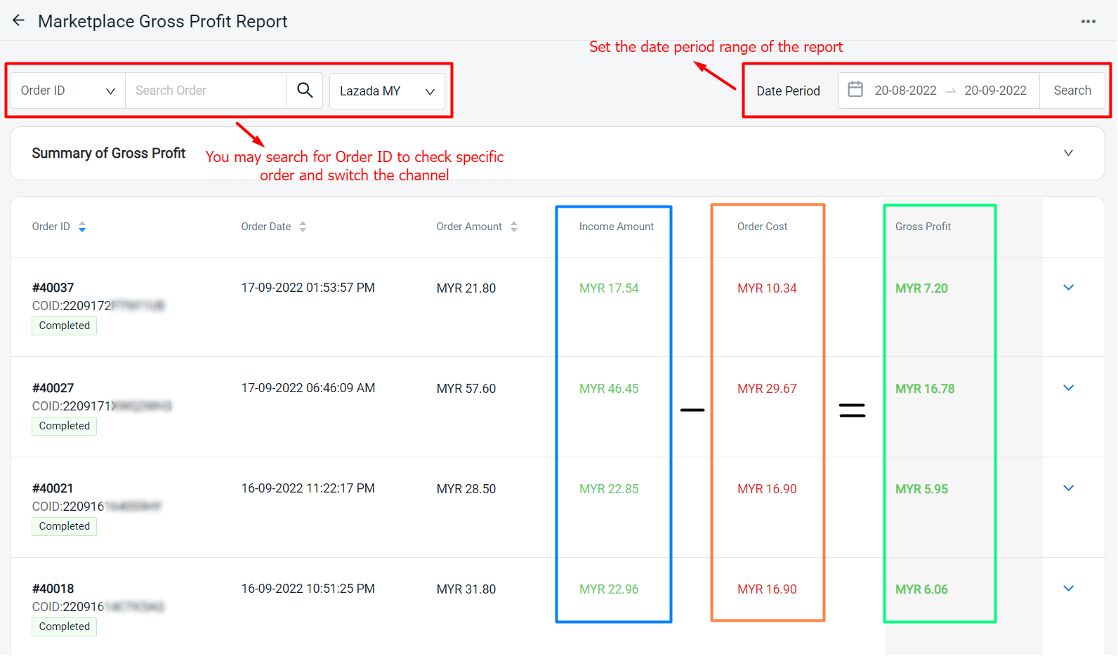 How To Analyse Marketplace Gross Profit Report – SiteGiant Support Centre