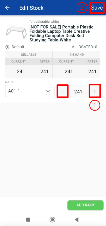 How To Perform Stock Adjustment With SiteGiant App – SiteGiant Support Centre